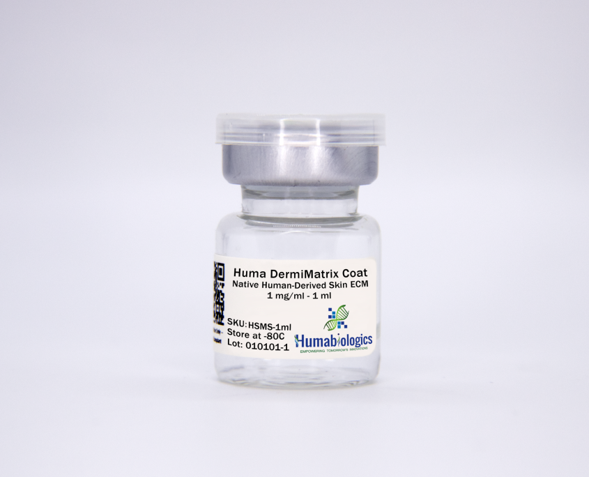 Huma DermiMatrix Coat, Native Human-Derived Skin ECM, 1 mg/ml ...
