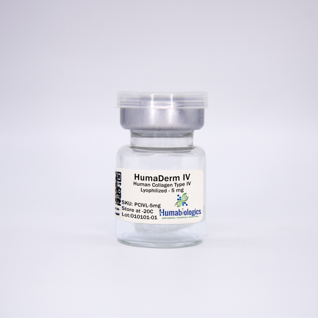 HumaDerm® IV- Human Collagen Type IV, Lyophilized - Humabiologics, Inc
